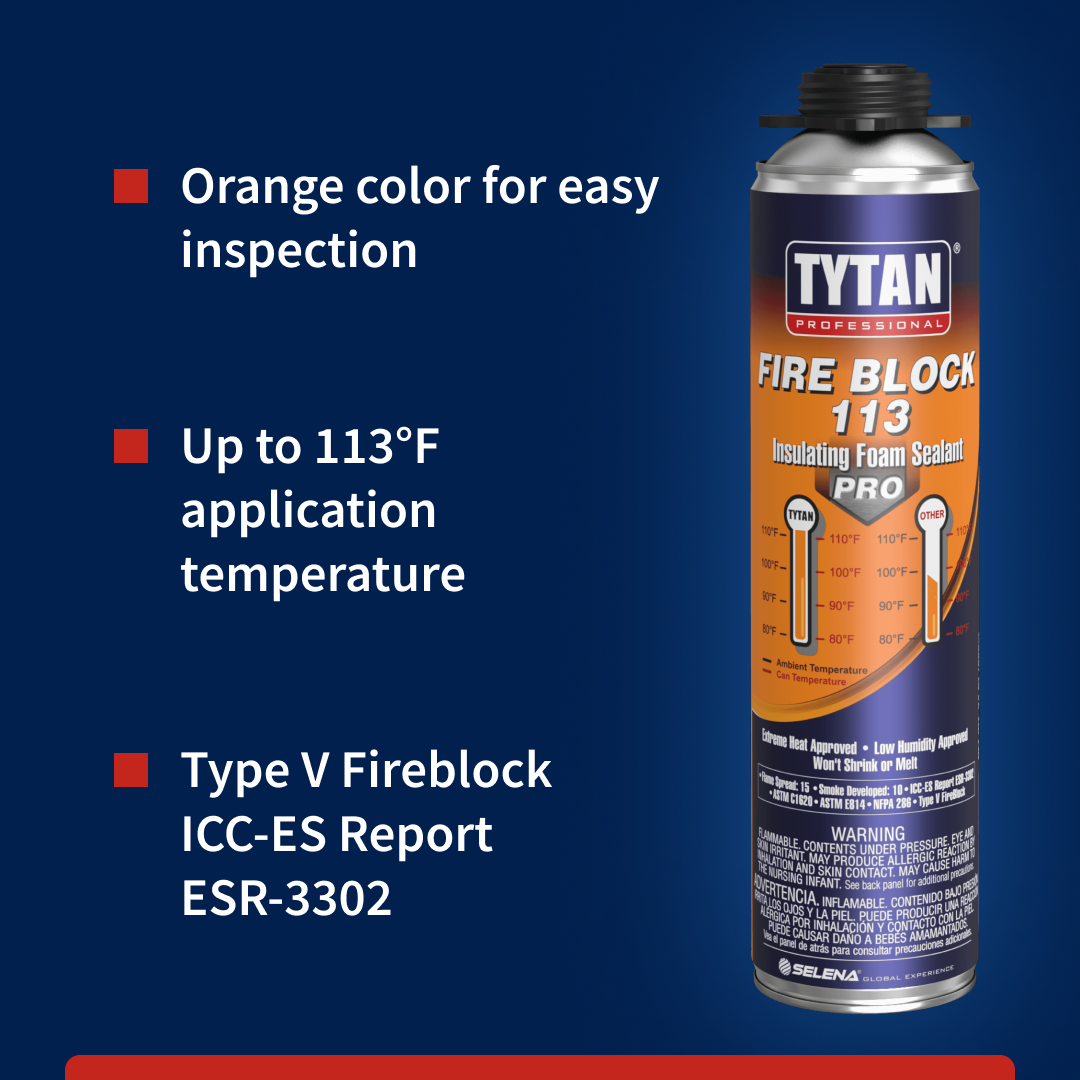 Fire Block 113 24 oz. Gun Foam – Tytan Professional