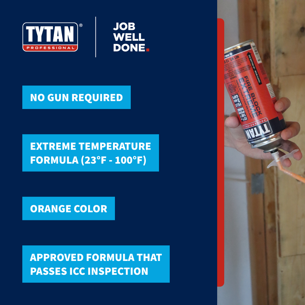 Fire Block Extreme 12 oz. Straw Foam – Tytan Professional (Selena USA ...