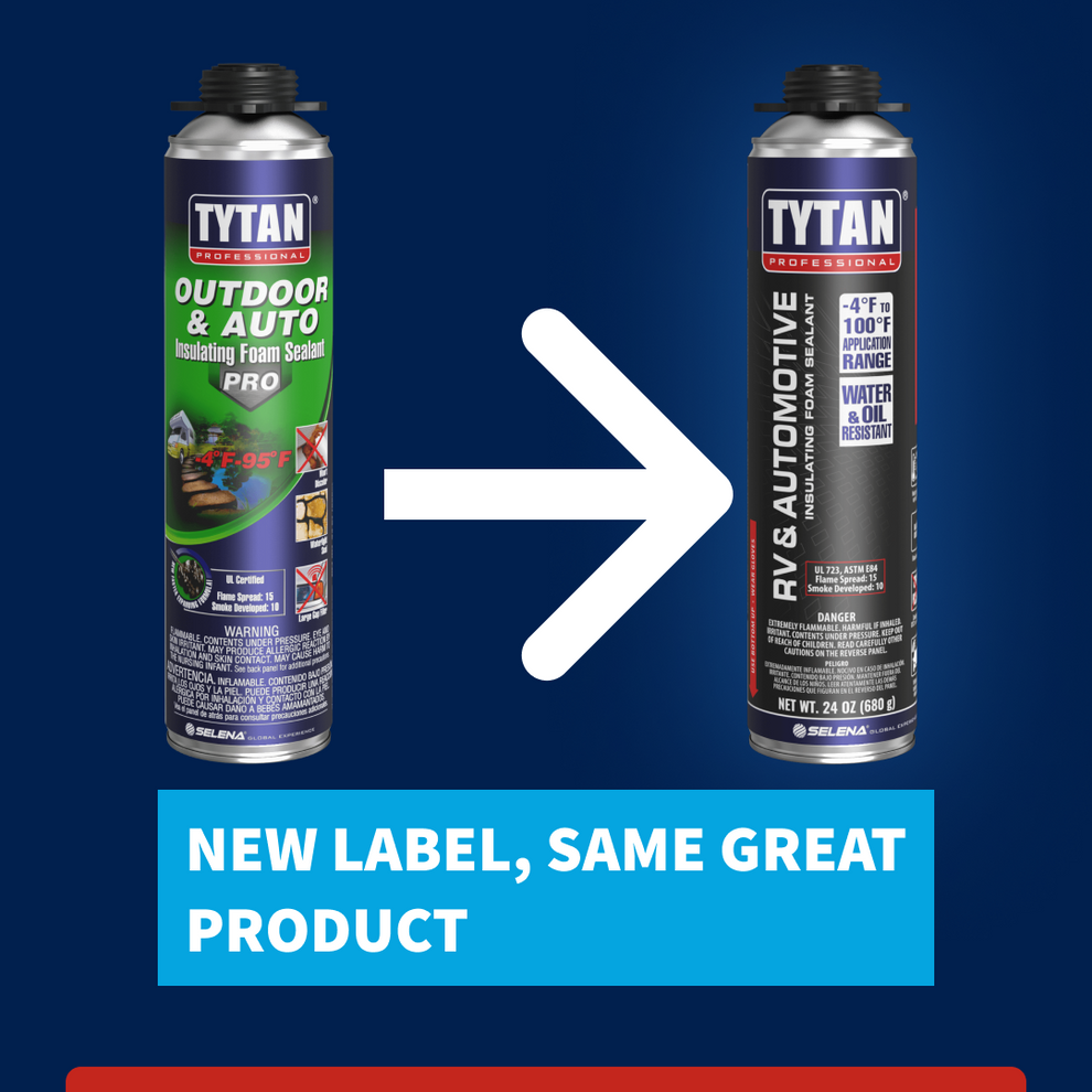 RV & Automotive Foam 24 oz. – Tytan Professional (Selena USA, Inc.)